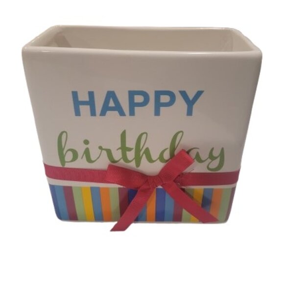 FTD | Party Supplies | Ftd Happy Birthday Rectangular Planter Container ...